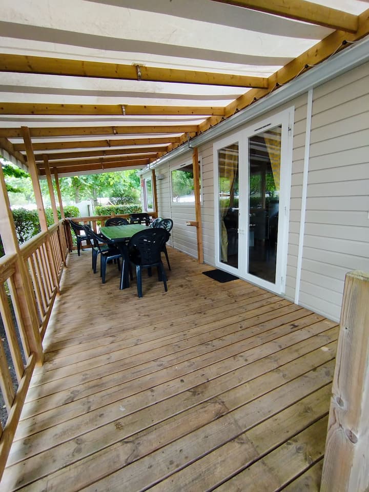 Mobil-home 8 Personnes Climatisé - Parentis-en-Born