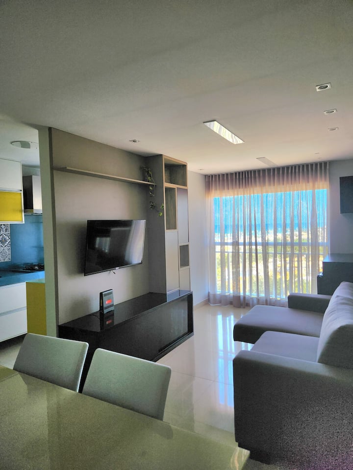 Apto Decorado - Vista Mar. - Lauro de Freitas