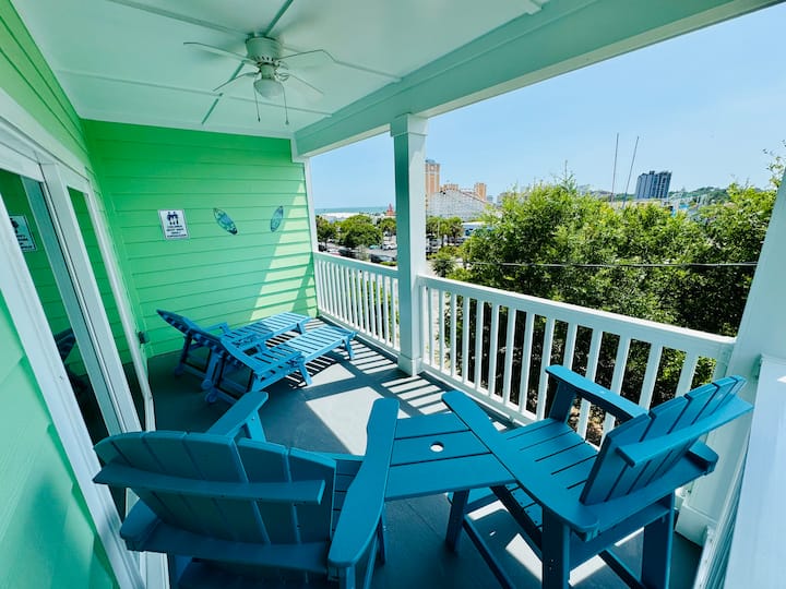 Sea View Home 6 Bed 3bedroom-garage Near Boardwalk - Myrtle Beach, SC
