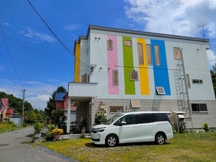 北海道函館大沼公園連泊に最適まるまる一棟貸しヴィラ
バスルーム❷室トイレ❸室    ❨整棟出租別墅❩ - 大沼