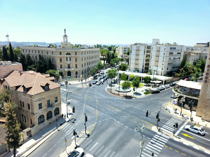 New -  3br Central Avec Vue Panoramique - Rehavia - Jeruzalem