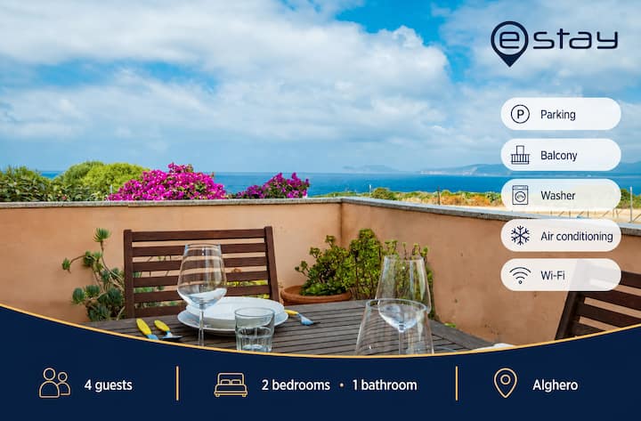 Beachside Mermaid - Seaview And Parking - Alghero