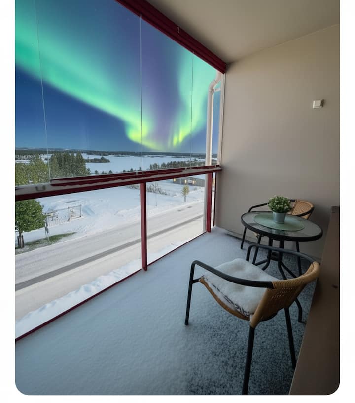 Viihtyisä Yksiö Jokinäkymällä. - Rovaniemi