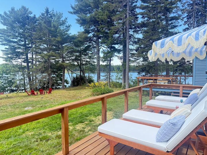 Oceanfront Home On 11 Acres Near Schoodic Acadia - Maine