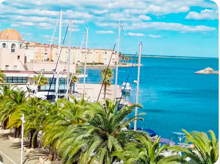 Loft 6 Pers Avec Vue Le Port - Narbona