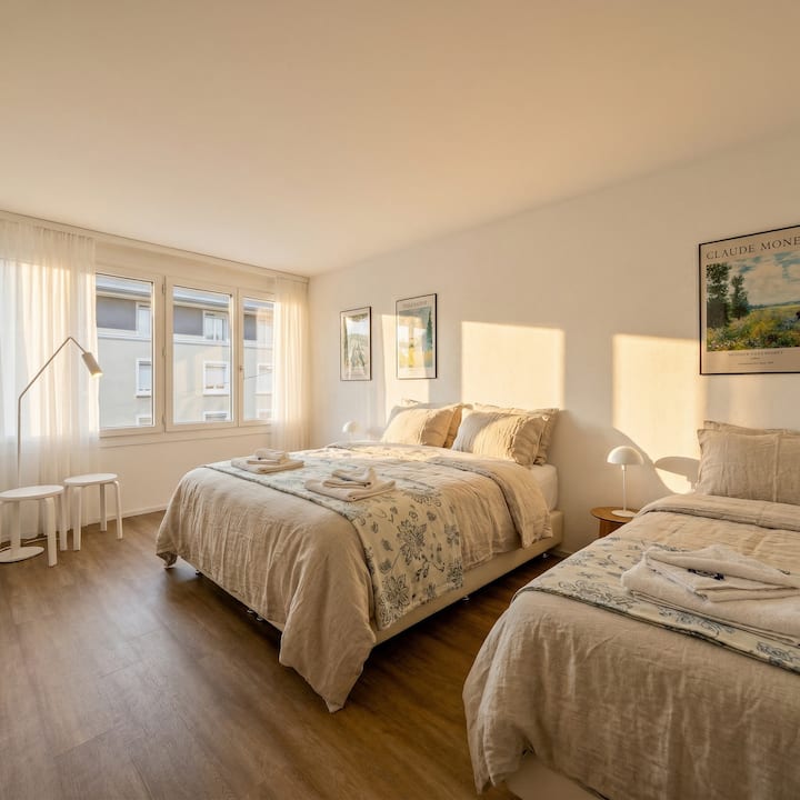 Modern 2br · Zurich Airport & City · Fast Wifi - Opfikon