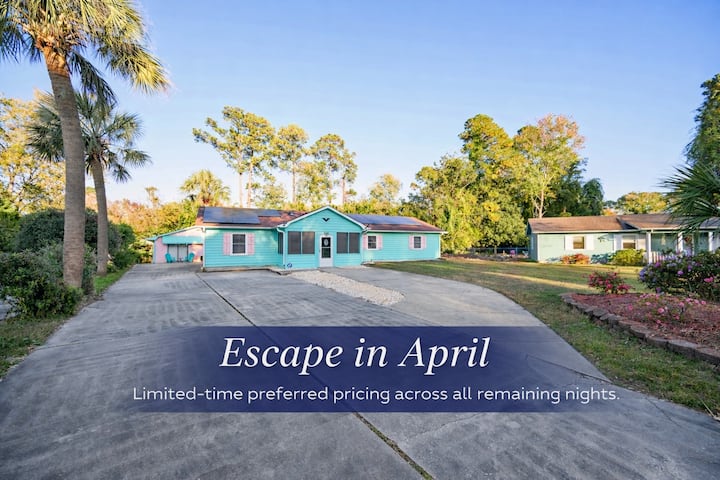 5bd House~1.1mi To Beach~sleeps10bike&pet Friendly - Garden City, SC