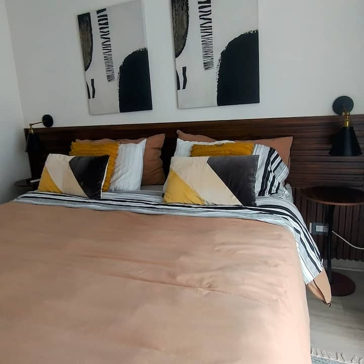 Departamento Nuevo Cama King Y Aa - 聖地牙哥