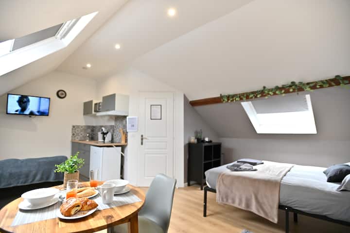 5-zenkaserenity, Studio Zen-centre-parking Facile - Saint-Quentin
