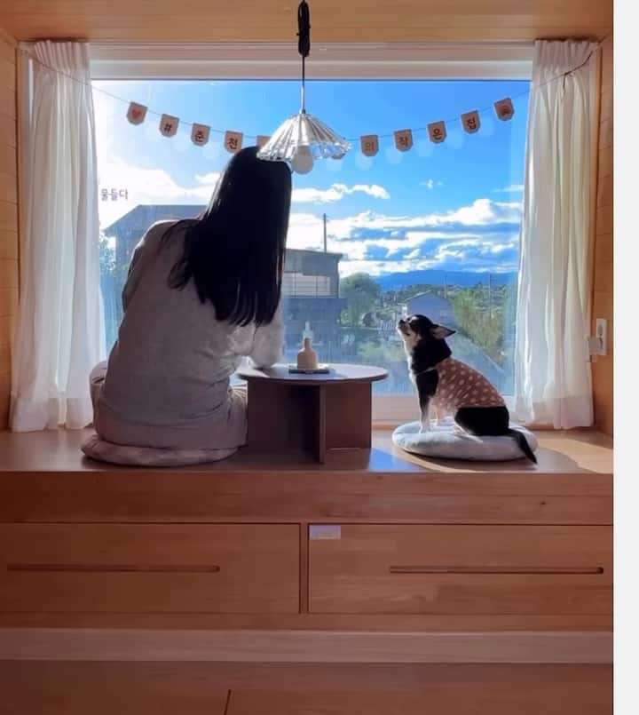 해원의작은집/바베큐/불멍/캠핑/춘천Ic에서5분/숙소앞 2대 주차가능 - Chuncheon-si