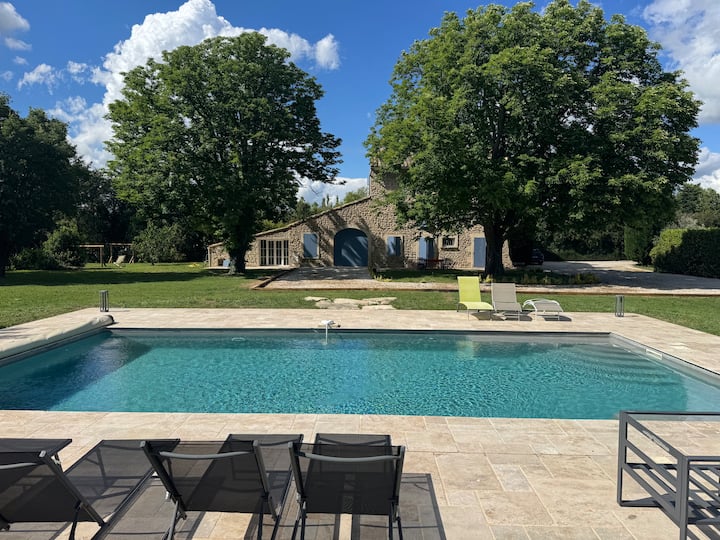 Mas Provençal 1800 Avec Piscine Chauffée - Vaucluse