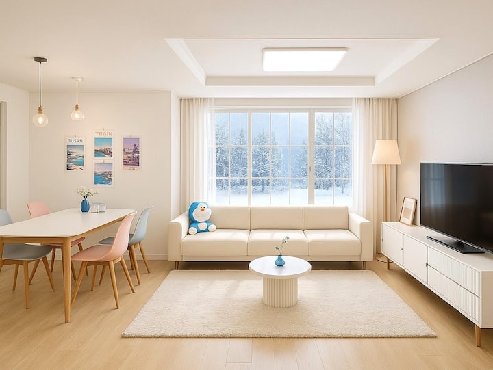 [50%특가]이쁜루프탑/해변5분/감성휴식/합법숙소/바베큐/역세권/청결보장/공항/신세계백화점 - Busan