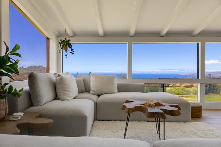 New Sweeping Ocean View Retreat/golf/pool/pb Court - Waikoloa Village, HI