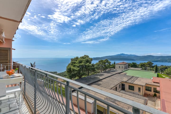 Ampio Bilocale Centrale Vista Mare Casa Francia - Elba