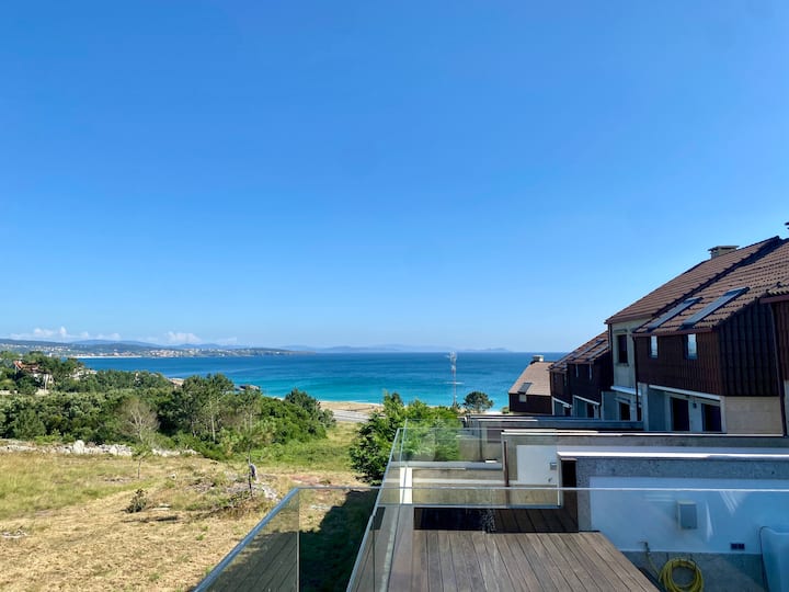 Chalet Primera Línea Playa En Complejo Turístico - O Grove