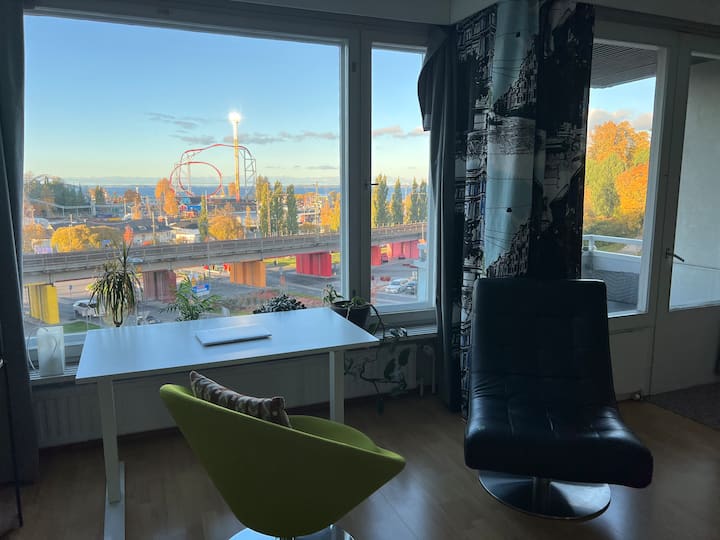 Tilava Huoneisto Näköalalla Keskellä Kaupunkia - Tampere