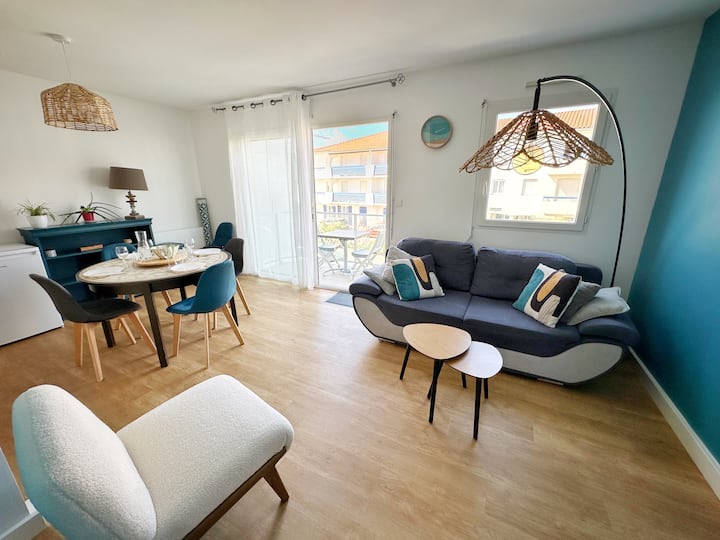 Appartement Cosy à La Chaume - Vue Océan Du Balcon - Les Sables-d'Olonne