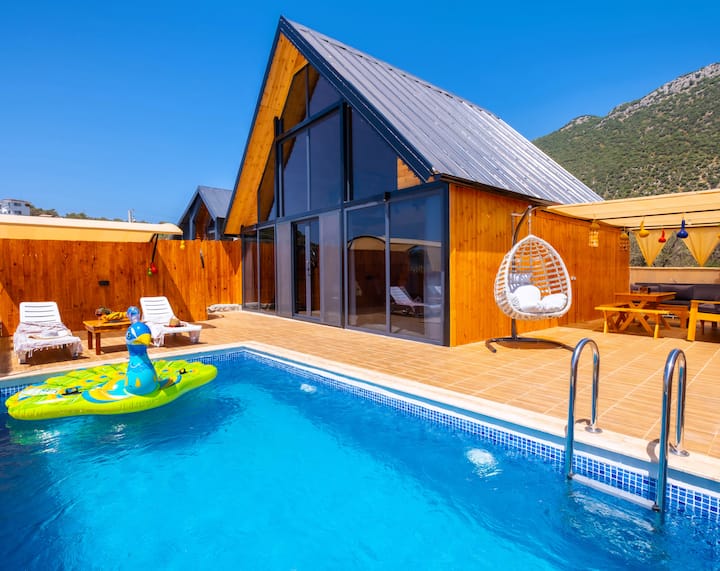 Doga Ve Deniz Manzaralı öZel Havuzlu Korunaklı - Kaş