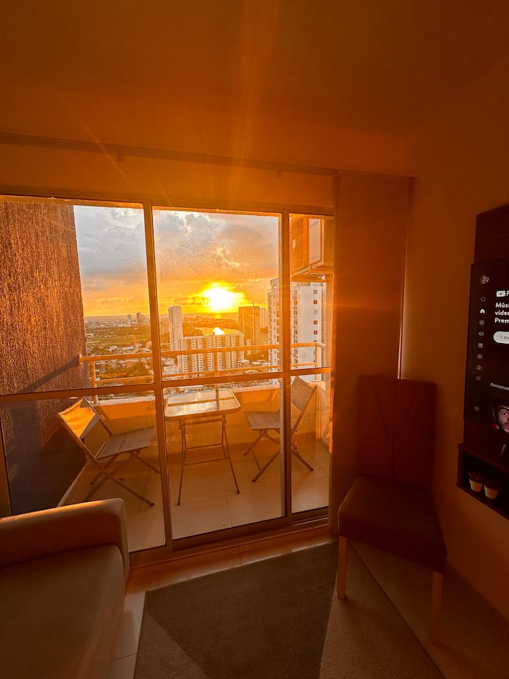 Spectacular View 27th Floor + Pool Near Beach - Carthagène