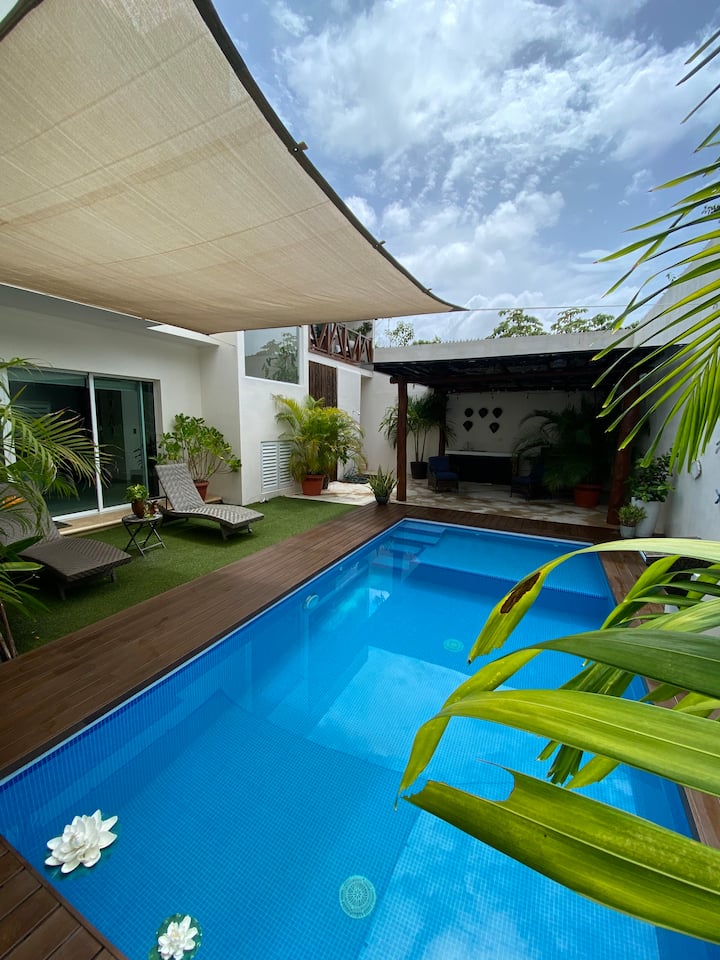 Hermosa Casa En Cancún Con Alberca Privada - Aeropuerto de Cancún (CUN)