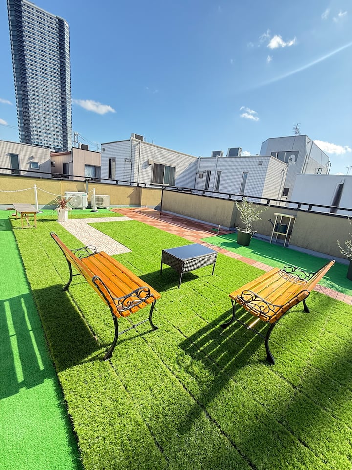 750ft² Rooftop.5min Walk From Jujo Sta.bidet Seat. - ciudad de Tokio