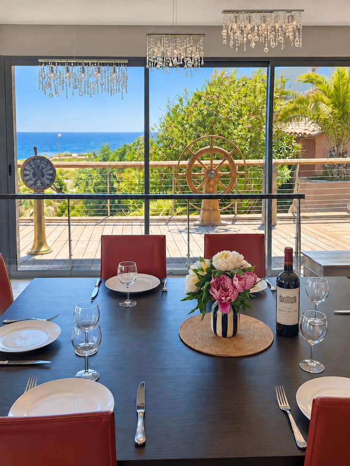 Villa Familiale En Bord De Mer - Piscine Et Clim - Sète