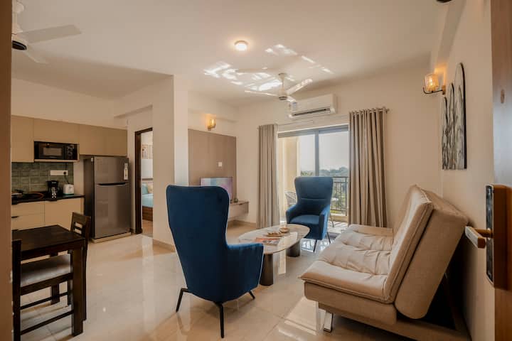 Luxury 1bhk Candolim | Near Beach | Pool L Adg S8 - Goa