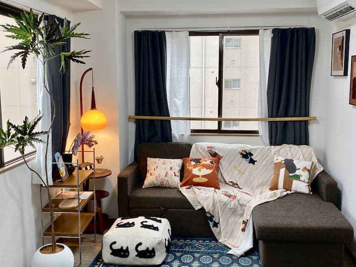 401，上野公园旁，车站徒步4分钟，新装修，最大4人 - Ueno