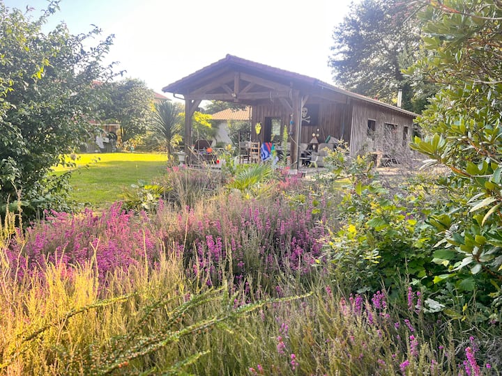 Maison Bois Dans La Nature à Proximité Des Plages - Tosse