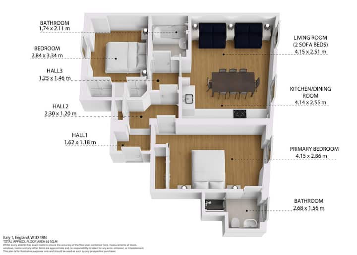 Italy-1-a Lovely 2 Bed, 2 Bath For 8 People Soho - Londres