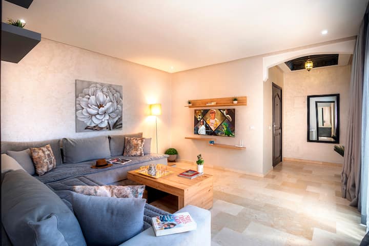 Superbe F2 Au Coeur De Marrakech. Très Calme, Cosy - Maroc