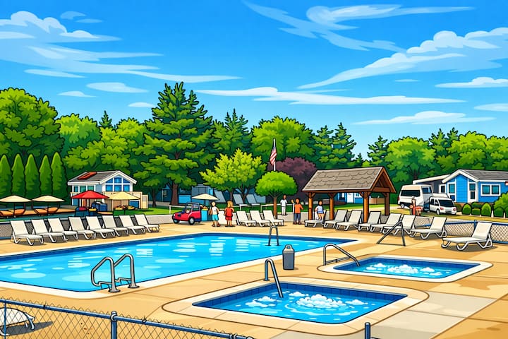 Serene Campground Getaway - Hopeville Pond State Park, Griswold