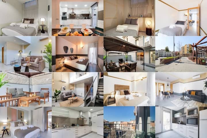 Nice Groupflat 9-bedr For 19ppl. Sants Stn Nearby! - Castelldefels