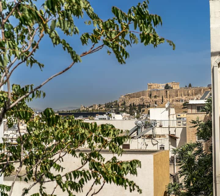 Sunny 3bd Cozy Flat Spectacular Acropolis View - Athens
