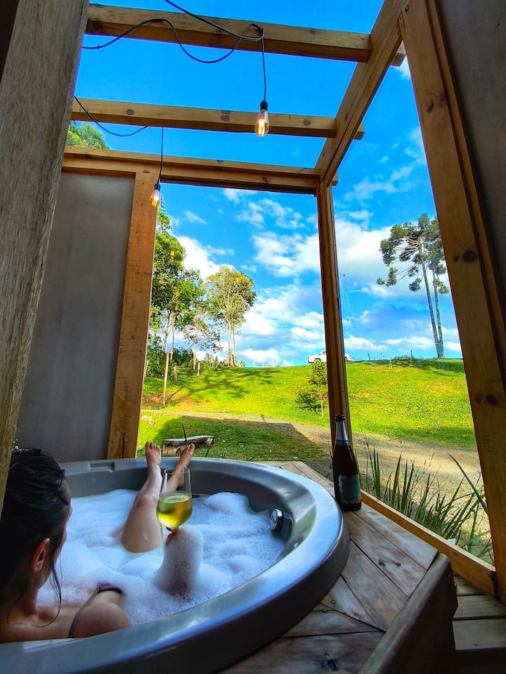 Cabana No Campo Com Hidromassagem Em Campo Alegre - Campo Alegre