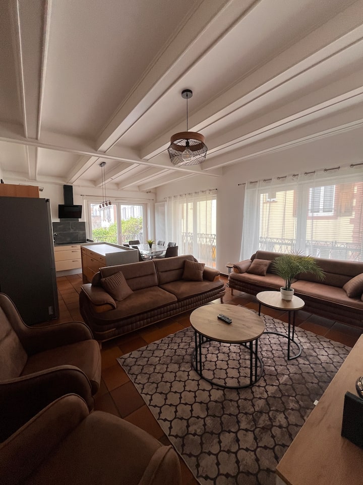 Appart 120m2, 6pers, 3 Chambres, 15 Min Strasbourg - Schiltigheim