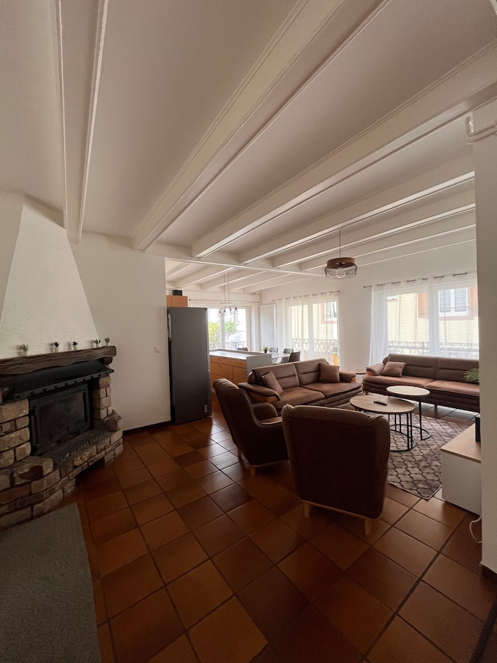 Appart 120m2, 6pers, 3 Chambres, 15 Min Strasbourg - Hœnheim