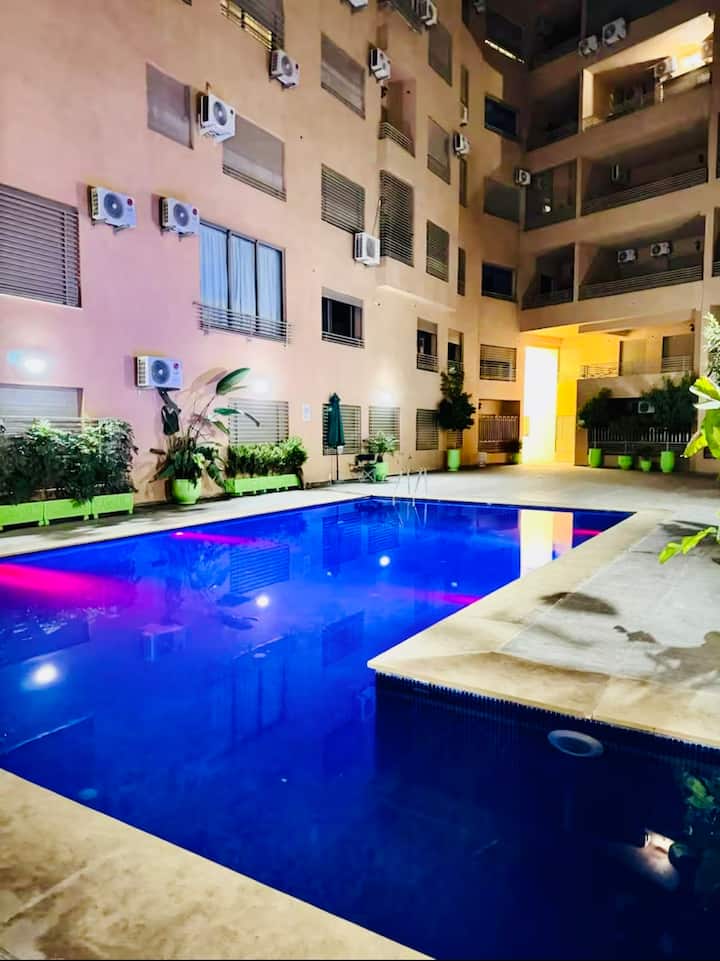 Duplex Centre 8 Pers + Piscine - Marrakesh