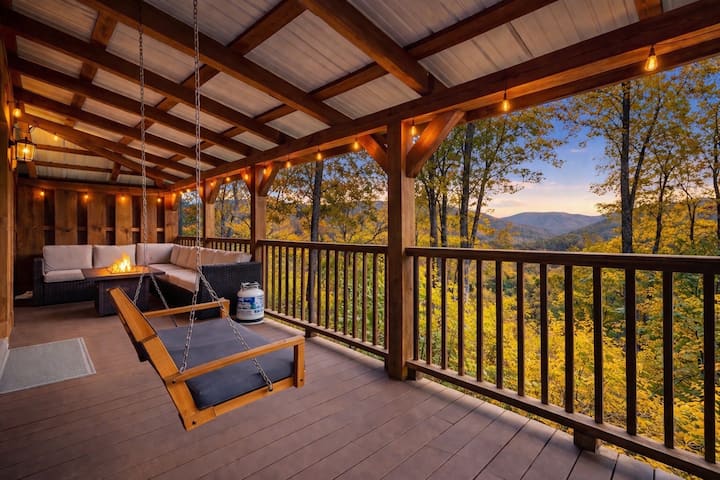 4 Miles To National Park-theater-fire Pit-views - Townsend, TN