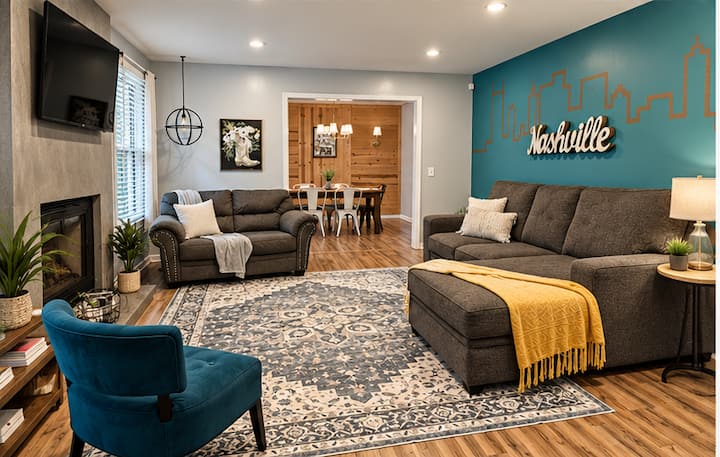 Completamente Renovado 3br / 2ba Con 6 Camas Y Jacuzzi! Gran Espacio Al Aire Libre! - Mount Juliet, TN