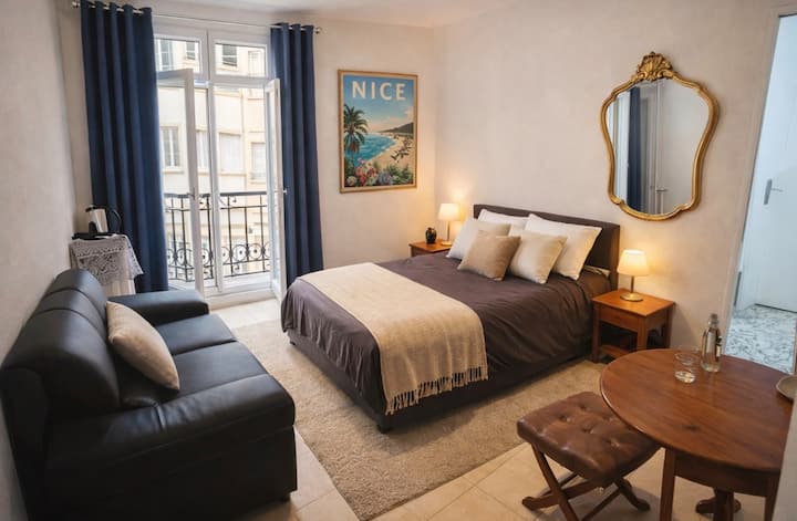 Chambre Spacieuse 1 Pers Centre Nice. Confort. - Èze