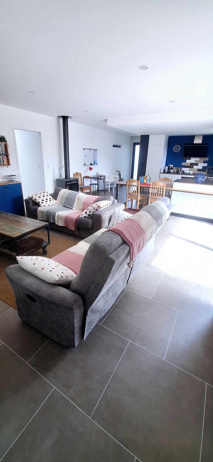 Maison Neuve - Plages - Jardin - Plain Pied - Étel