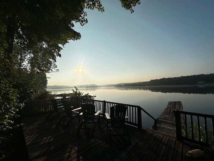 Adirondack Foothills - Dock & Kayaks - Higley Flow State Park, Colton