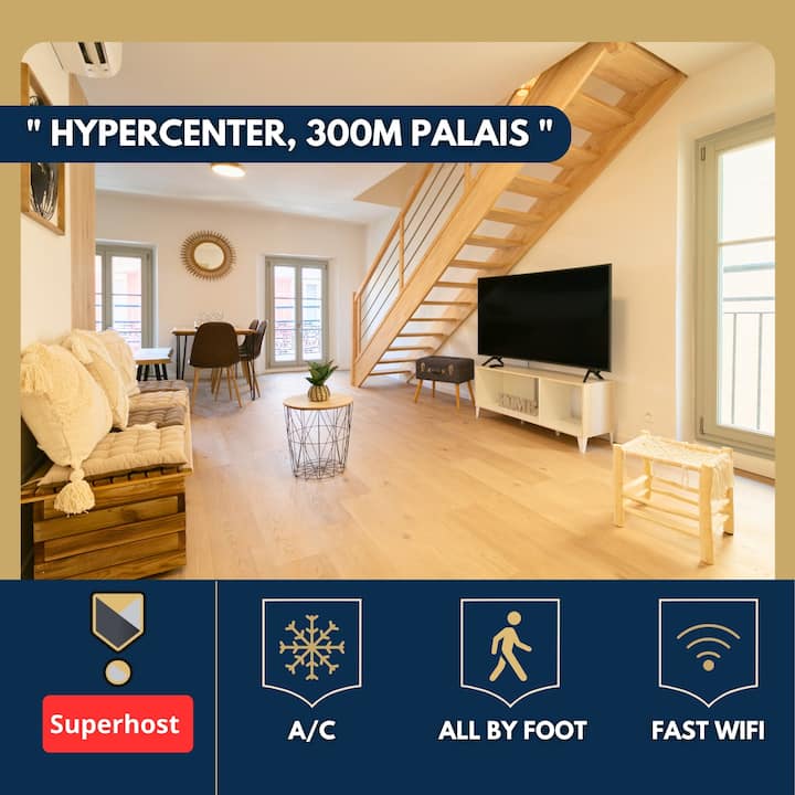 Le Piéton 302: Palais, Croisette Et Plages à 300m - Cannes