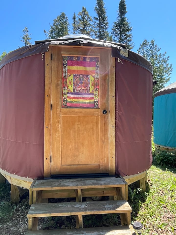 Jasper Moss Red Yurt #3 - Cheboygan, MI