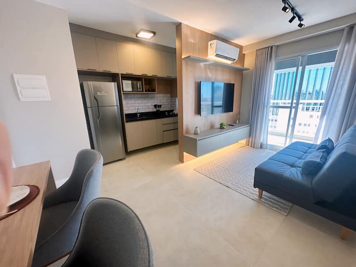 Studio Novo/moderno- Mobiliado - Campinas