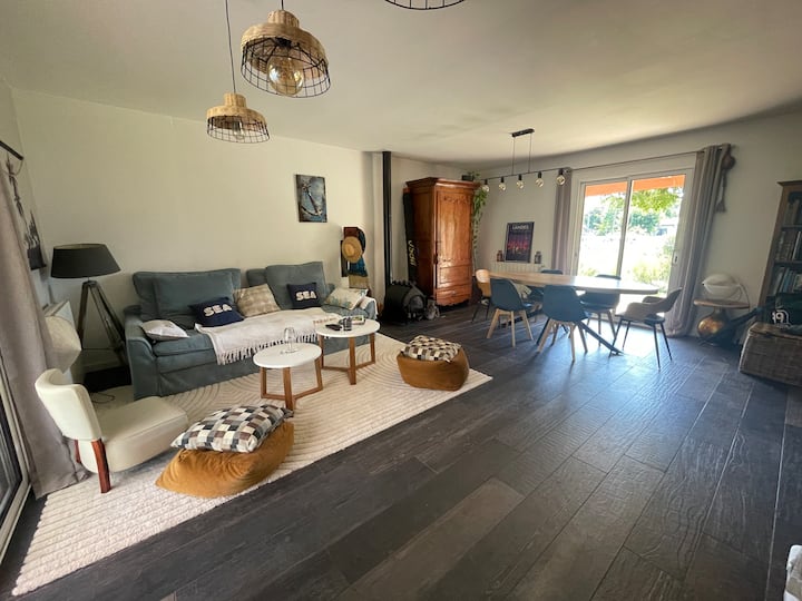 Grande Villa Familiale • Piscine • Spa • 12 Pers. - Le Teich