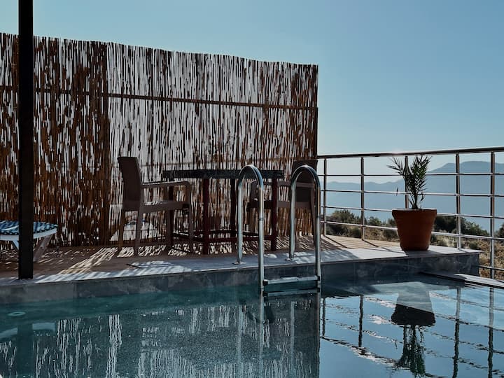 Secluded Stone Villa With Pool - Adrasan