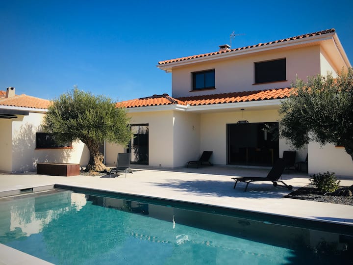 Villa 8 Pers à 15 Min De La Mer - Le Boulou