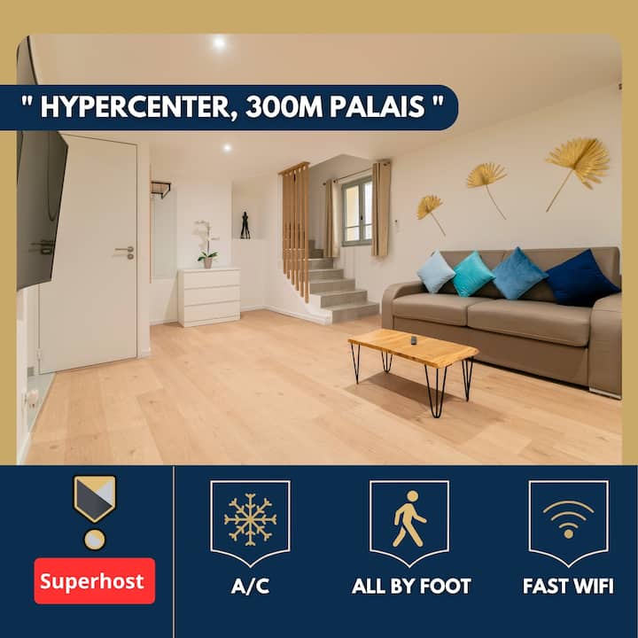 Le Piéton 102: Palais, Croisette Et Plages à 300m - Cannes